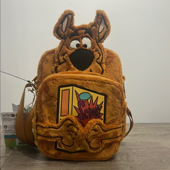 Loungefly | Bags | Loungefly Scoobydoo Furry Tan Backpack | Poshmark